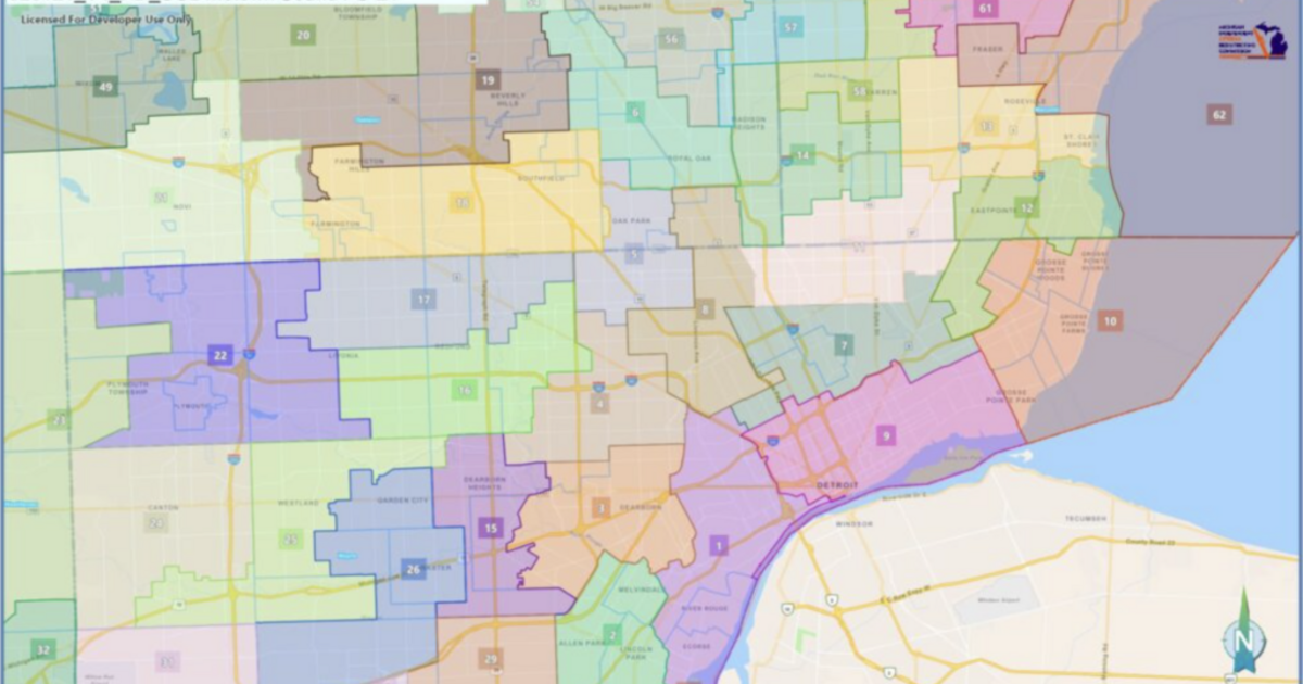 Michigan redistricting commission finalizes revised state House voting ...
