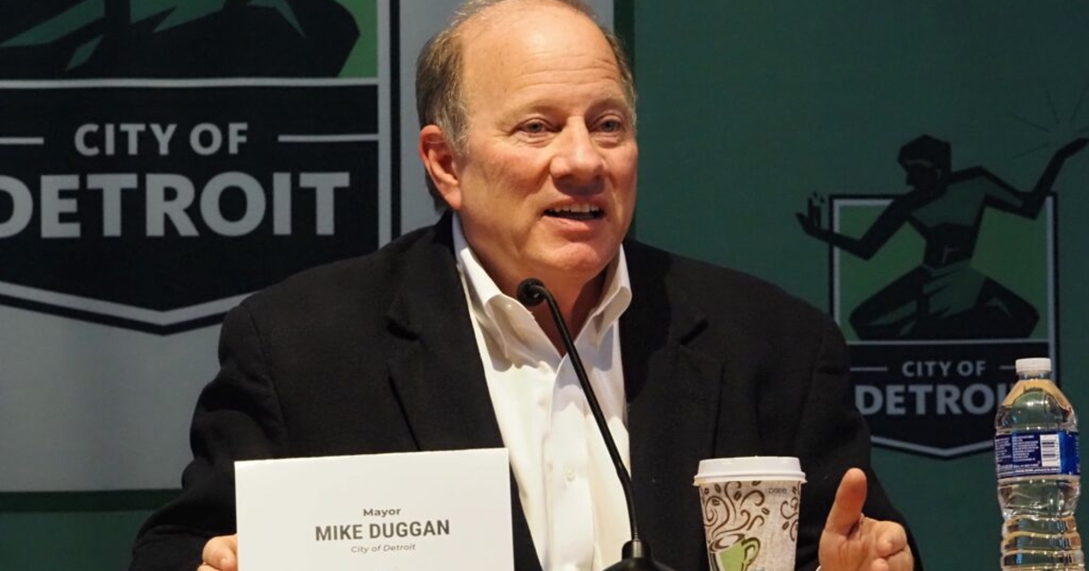 Detroit mayor and Michigan gubernatorial candidate Mike Duggan touts ...