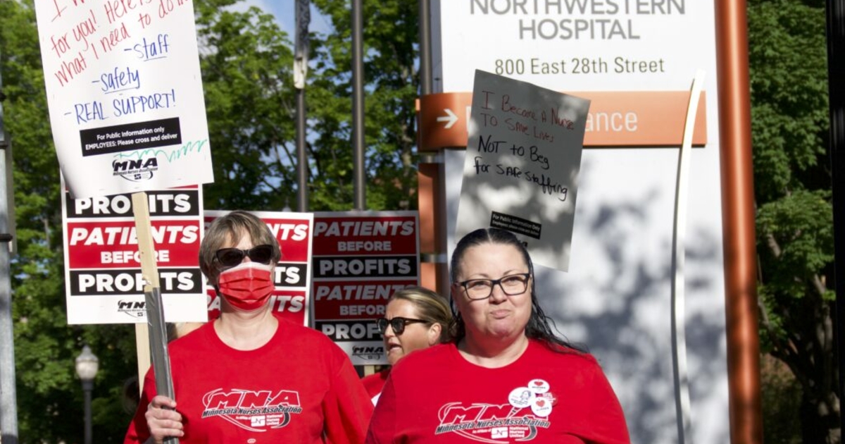 Thousands of Minnesota nurses hit the picket lines in historic 3-day ...