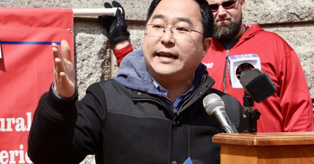 Sen.-elect Andy Kim joins Clara Maass nurses in fight for contract ...