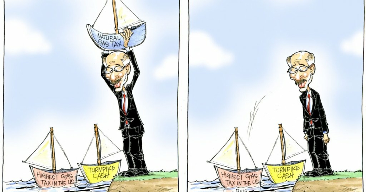 Gov. Wolf floats a new infrastructure funding plan | Editorial Cartoon ...