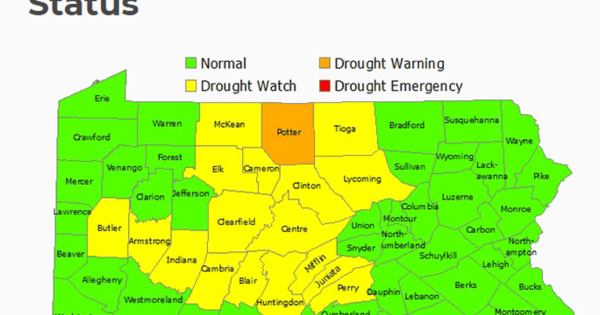 18 counties now under drought watch, one more under drought warning ...