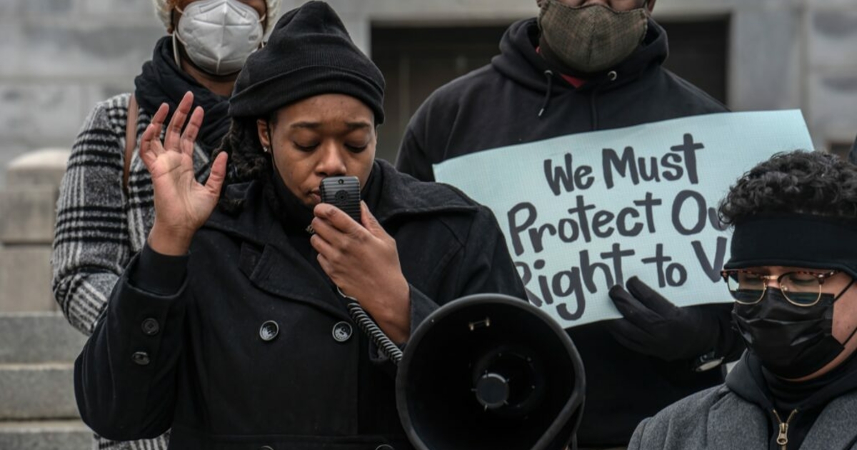 Crowd protests GOP-drawn congressional maps on MLK Day | News From The ...