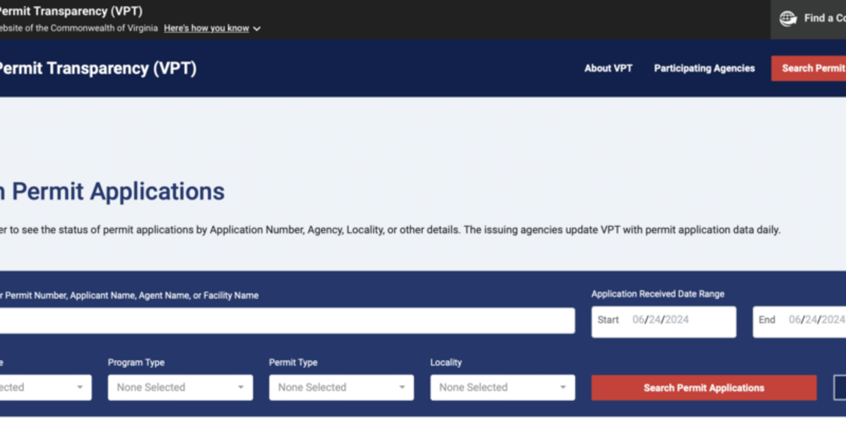 Youngkin unveils new permit transparency website | News From The States