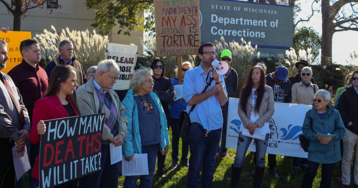 Activists protest prison lockdowns, arguing Evers, Carr actions aren’t ...